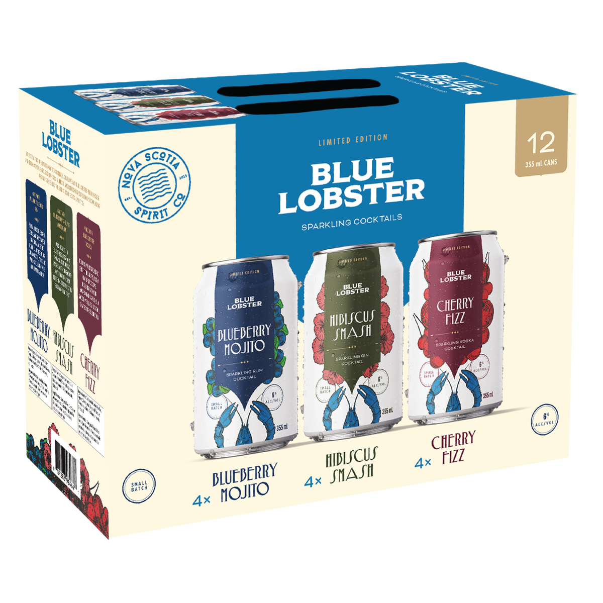 Blue Lobster Sparkling Cocktail Mix Pack – Nova Scotia Spirit Co.