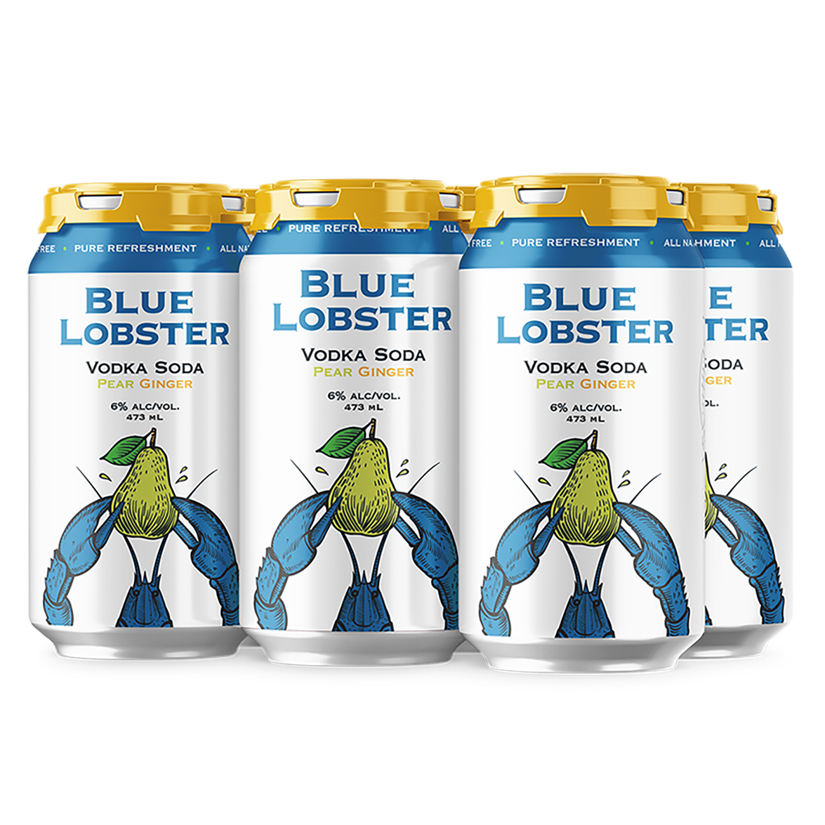Blue Lobster Vodka Soda Pear Ginger – Nova Scotia Spirit Co.