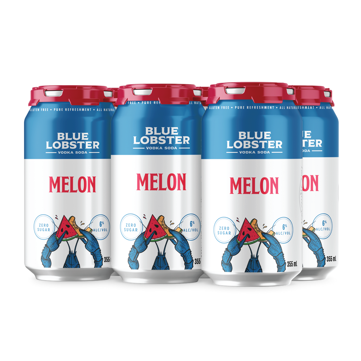 Blue Lobster Vodka Soda Melon 6-Pack – Nova Scotia Spirit Co.