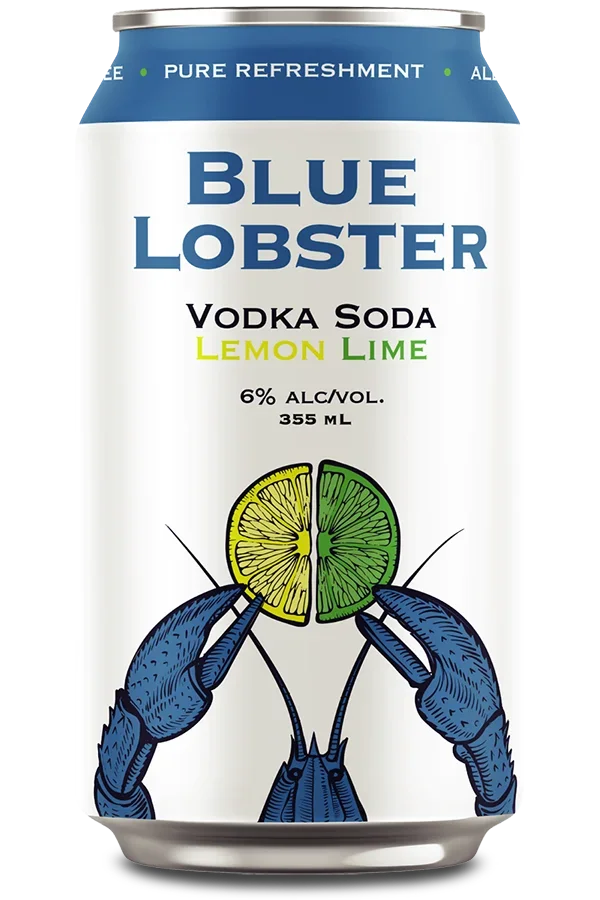 Blue Lobster Vodka Soda Lemon Lime - Available for Local Pickup – Nova ...