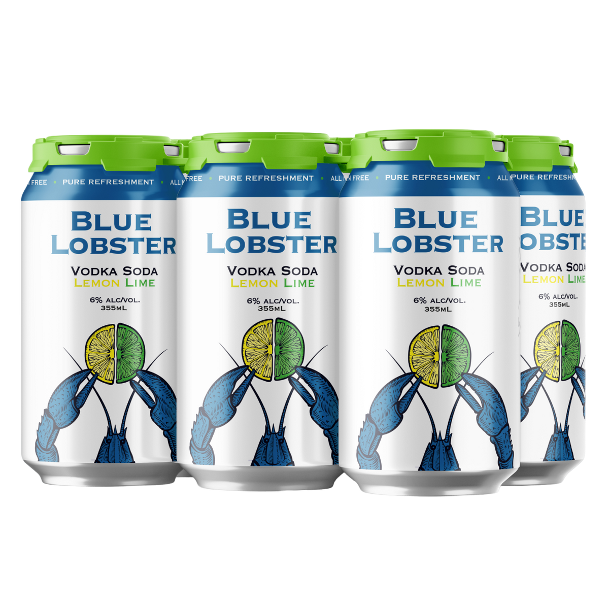 Blue Lobster Vodka Soda Lemon Lime - Available for Local Pickup – Nova ...