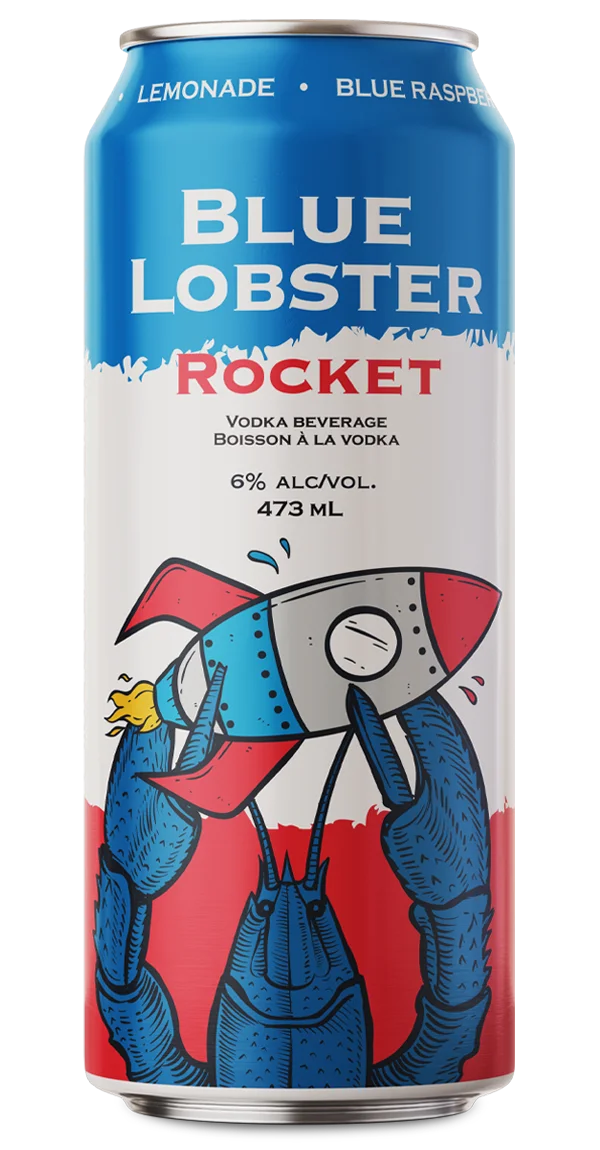 Blue Lobster Vodka Soda Rocket – Nova Scotia Spirit Co.