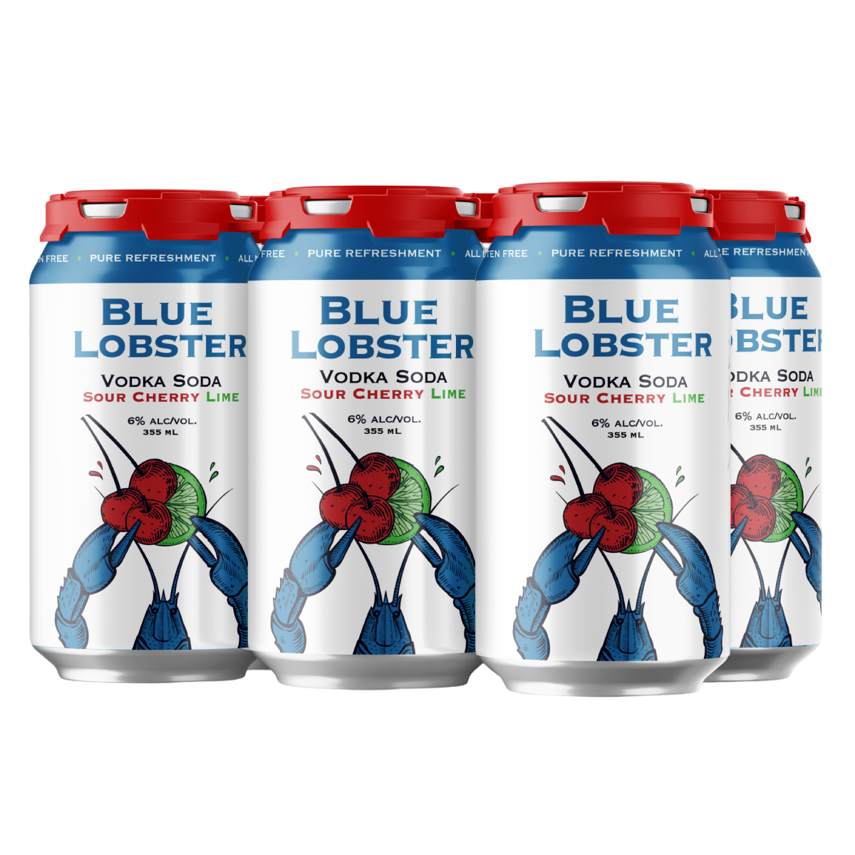 Blue Lobster Vodka Soda Sour Cherry Lime – Nova Scotia Spirit Co.